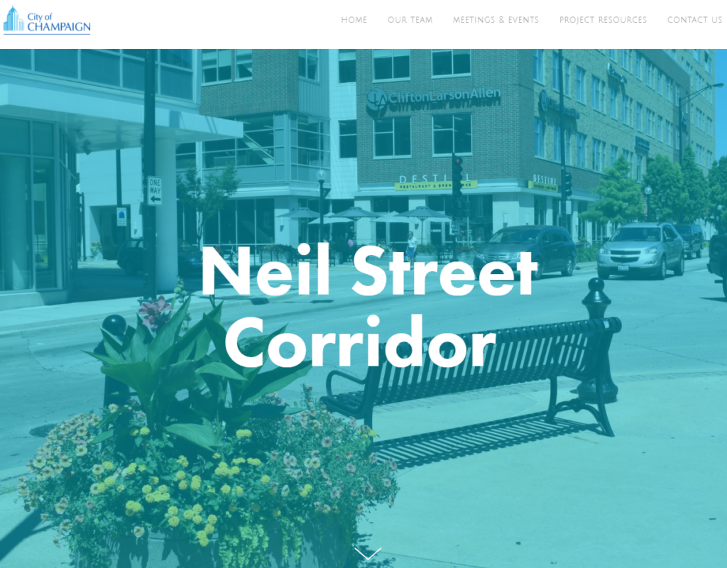 Neil Street Corridor Improvement Plan and Downtown Plaza Plan Website ...