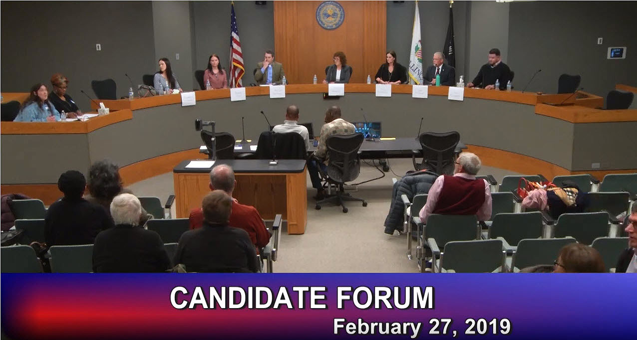 Local Candidate Forums Telecast on CGTV - City of Champaign